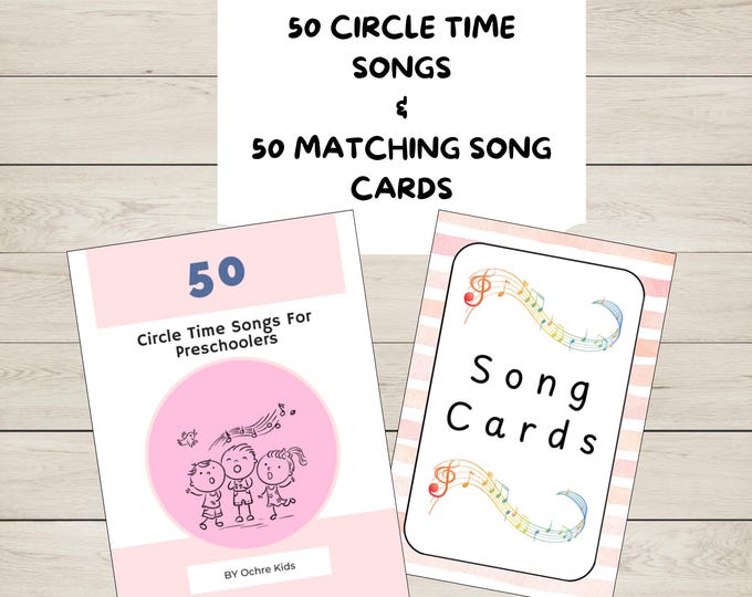 Preschool Group Time Songs Ebook | Digital Download - Etsy Australia