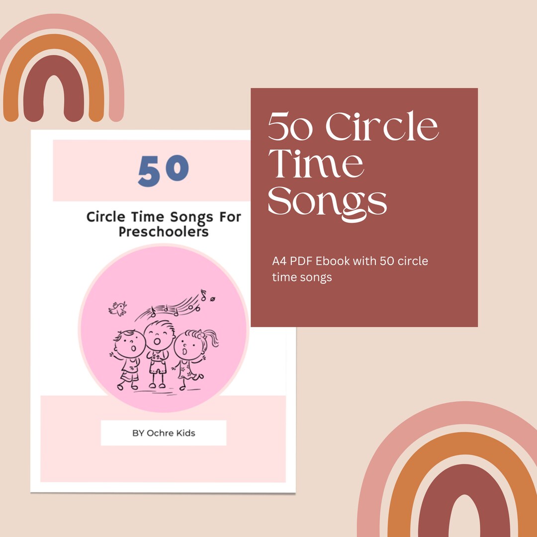 CIRCLE TIME Song Ebook 50 Early Childhood Songs With Lyrics - Etsy ...