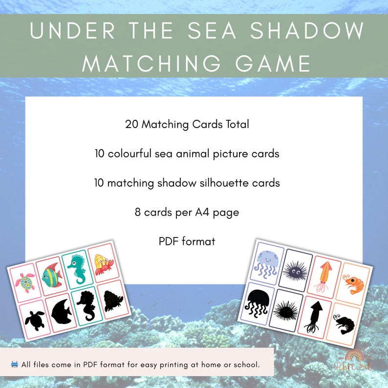 Ocean Learning Bundle | 200+ Pages Printables for Preschool ...