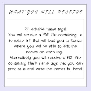 Rainbow Name Tags | Editable and Printable - Etsy