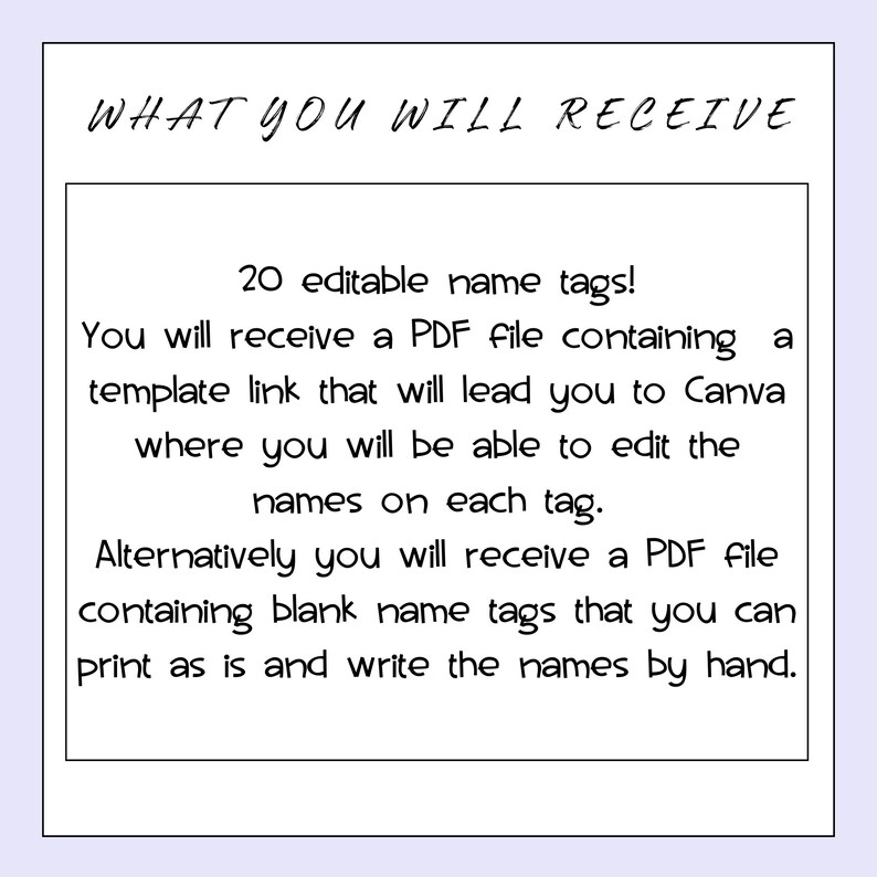 Rainbow Name Tags | Editable and Printable - Etsy