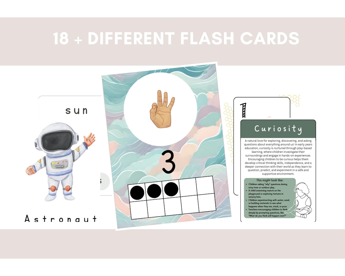 Printable Educational Flashcards Early Childhood Learning Alphabet ...
