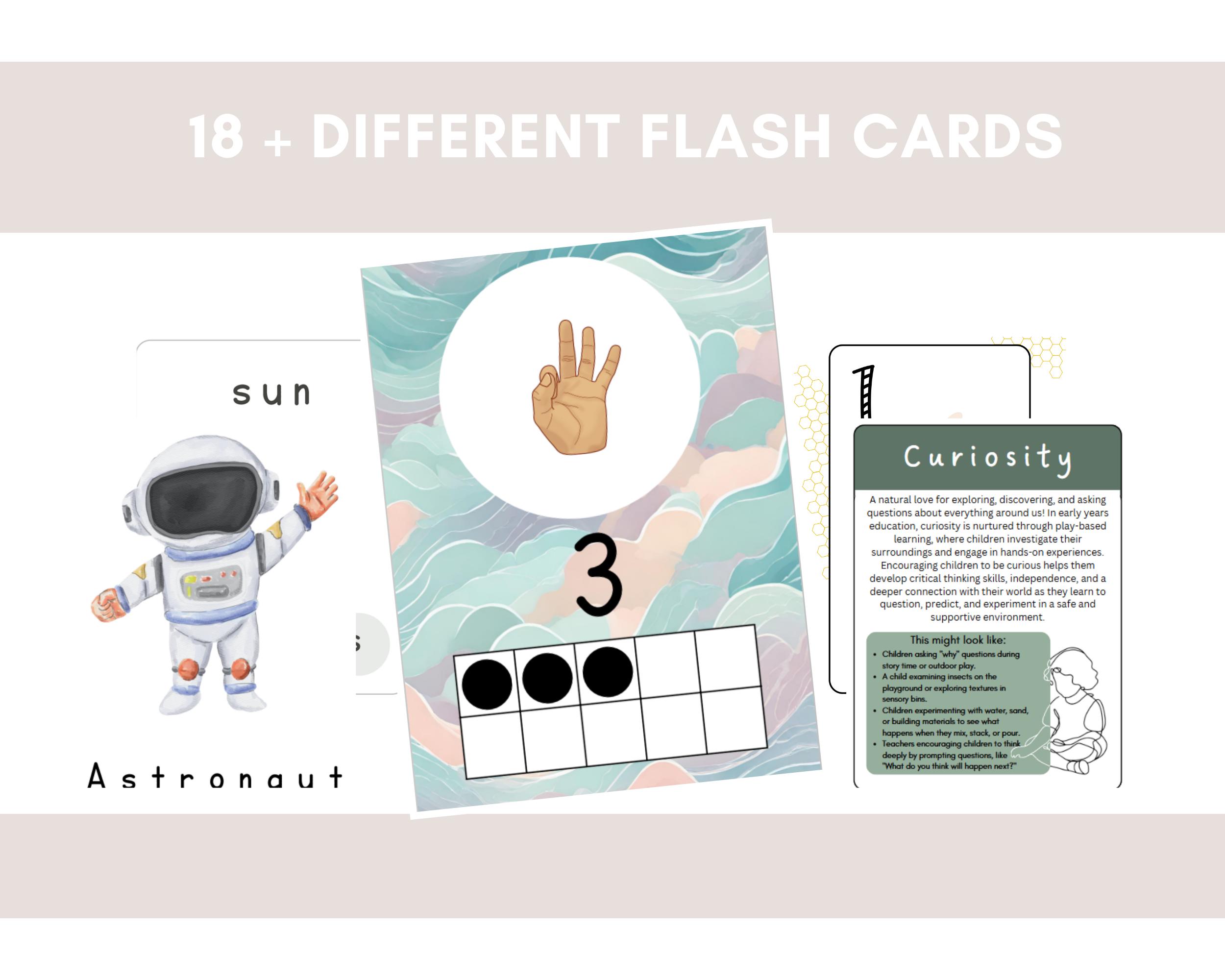 Printable Educational Flashcards Early Childhood Learning Alphabet ...