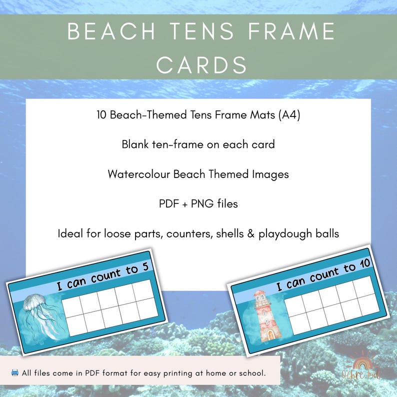 Ocean Learning Bundle | 200+ Pages Printables for Preschool ...