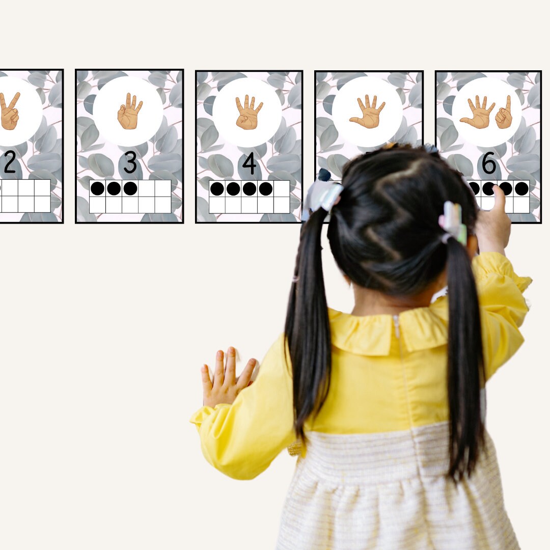 Learning Numbers Cards for Preschool Math Flashcards for Kids Number ...