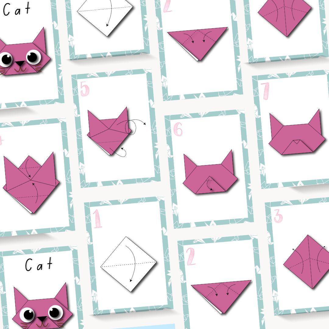 Printable Animal Origami Instructions | Fun & Easy Paper Folding for ...