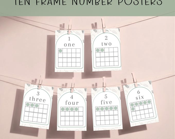 Number Posters 1 - 20 - Etsy Canada