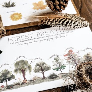 Mindfulness Yoga for Kids Printable Flashcards, Calming Breathing ...