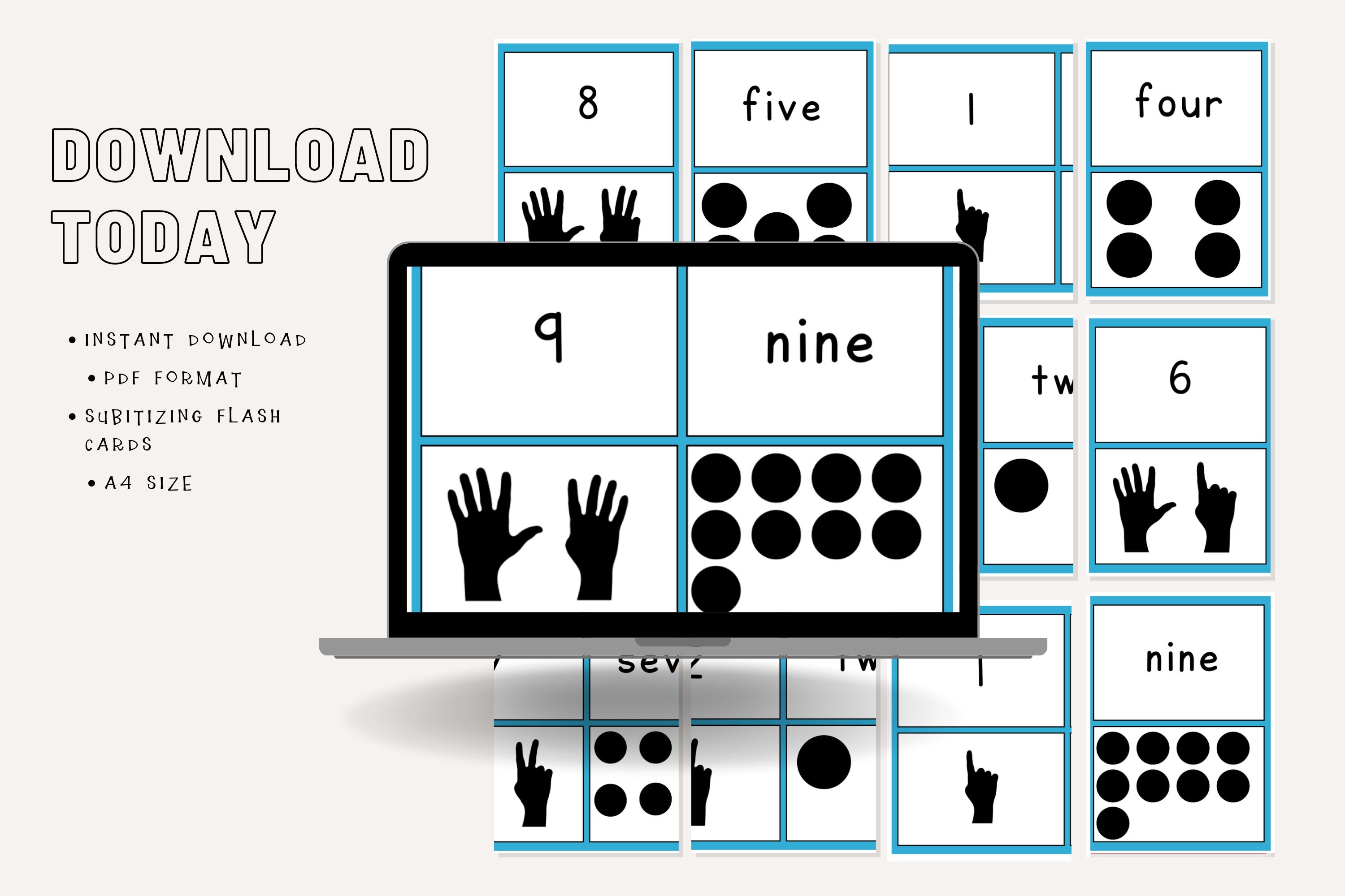 Subitizing Flash Cards | Number Flash Cards | Numeracy - Etsy Australia