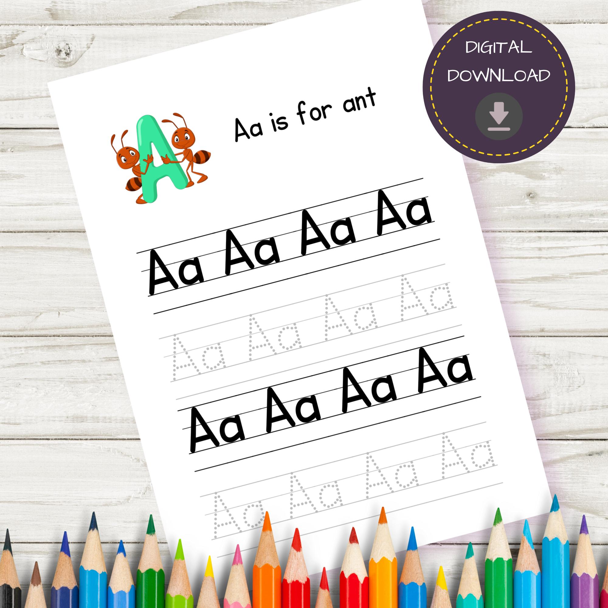 Preschool ABC Worksheets Printable | Pre-k Work Sheets for Kids ...