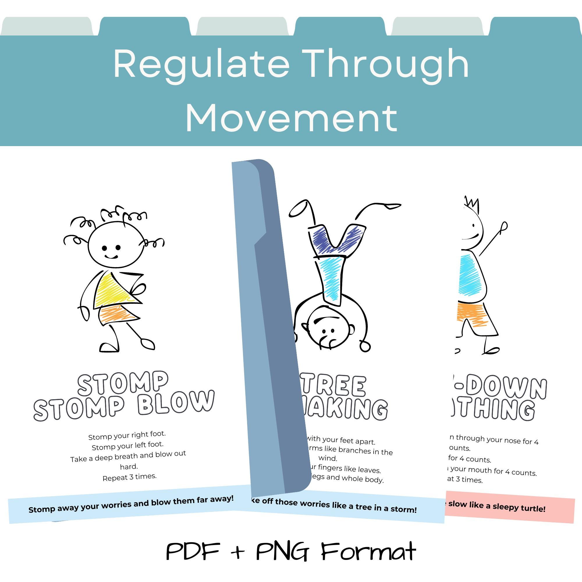 Somatic Coping Skills Cards for Kids | Printable Mindfulness ...