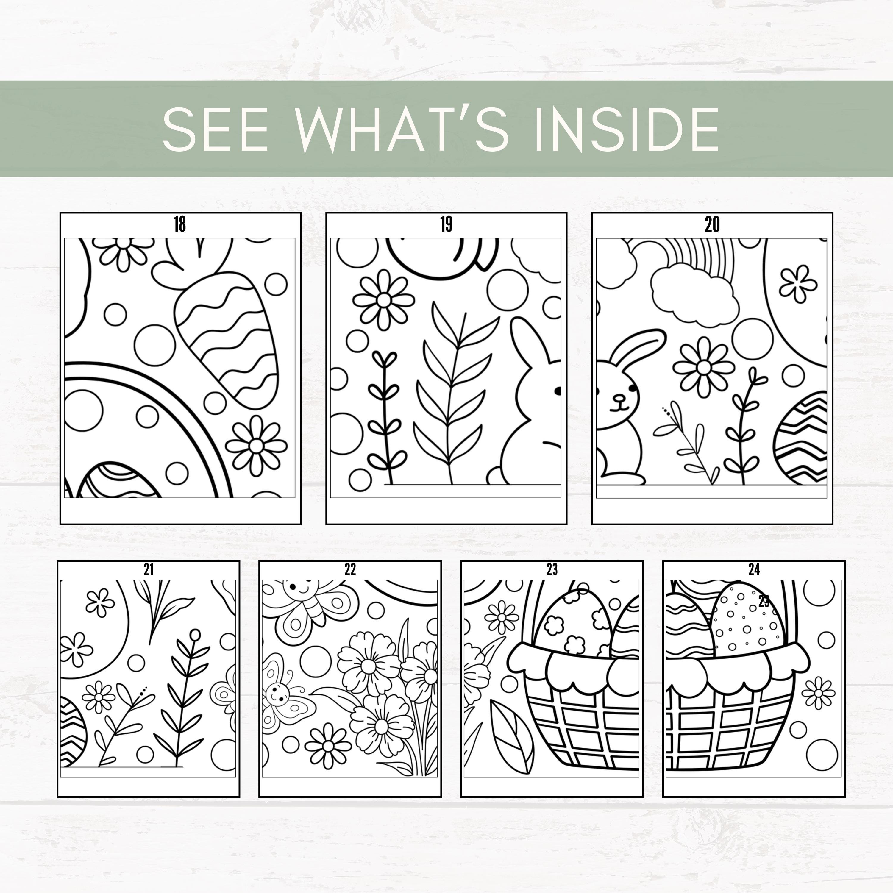 Easter Collaborative Poster Printable, Classroom Coloring Activity, Hop ...