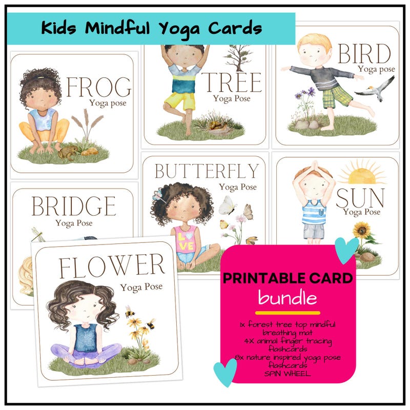 Yoga Card Games - Etsy