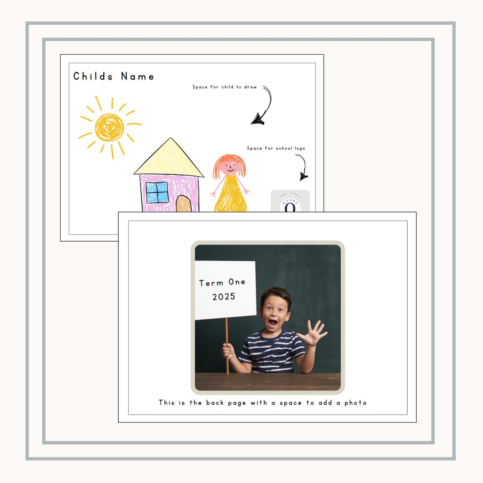 Name Writing Books, Editable in Canva, Practice Handwriting Preschool ...