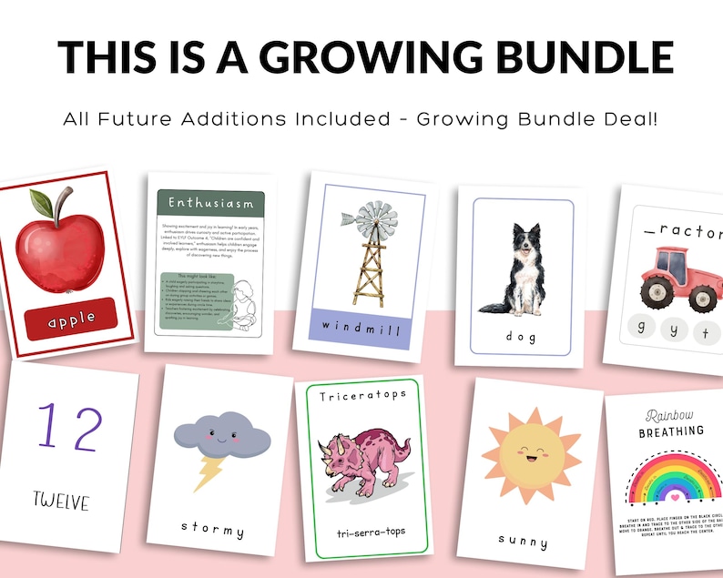 Printable Educational Flashcards Early Childhood Learning Alphabet ...