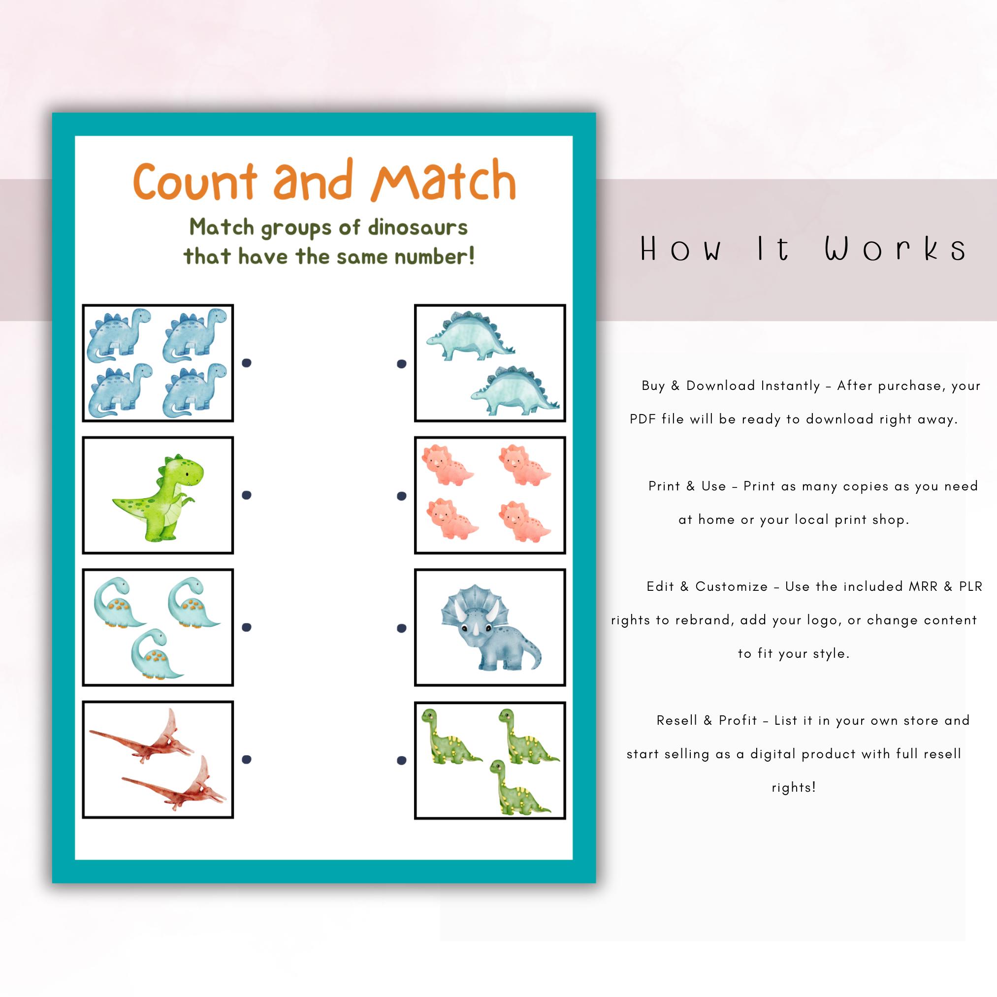 Number Workbook 1-10: Tracing, Counting, Recognition (A4 PDF - MRR/PLR ...