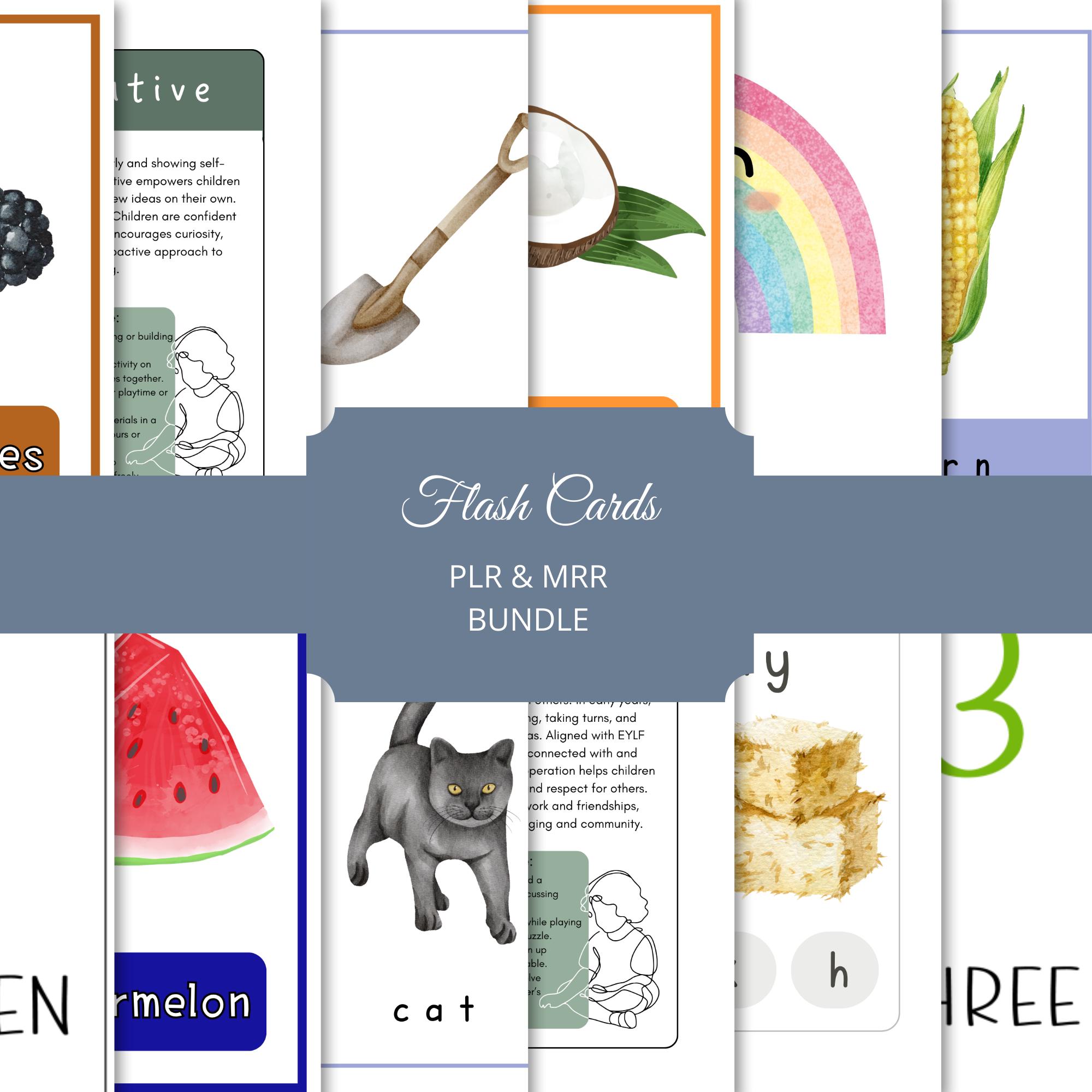 Printable Alphabet Number Flashcards: Customizable Learning Canva ...