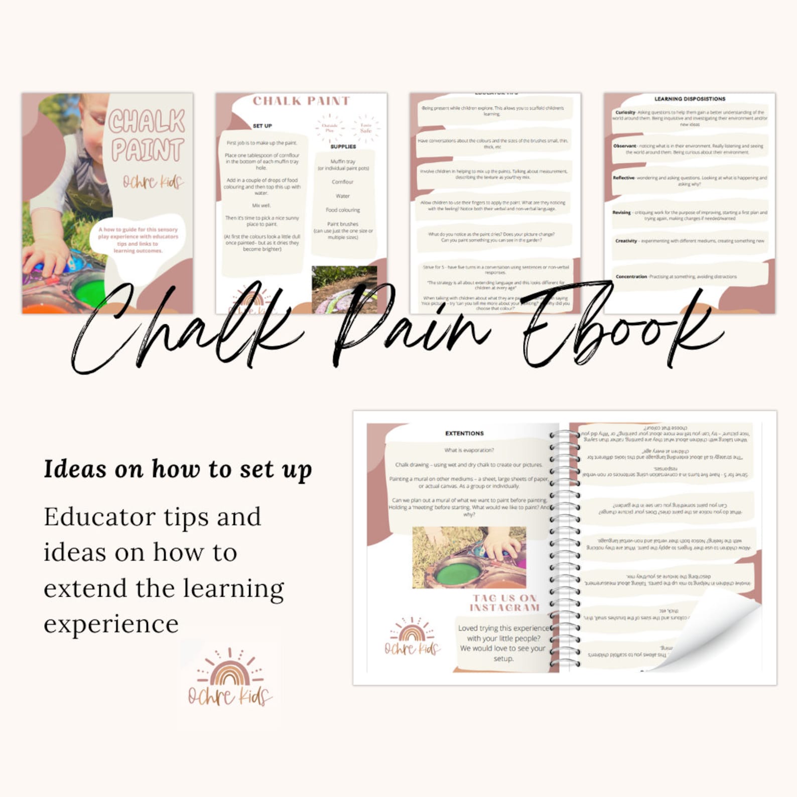 Printable Sensory Experience Book, Two Book Pack, Sensory Activity ...
