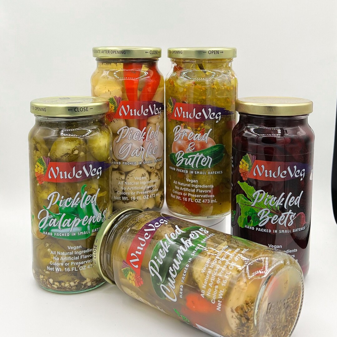Pick 3 Gourmet Pickle Flavors Choose From 5 Different Unique Pickles ...