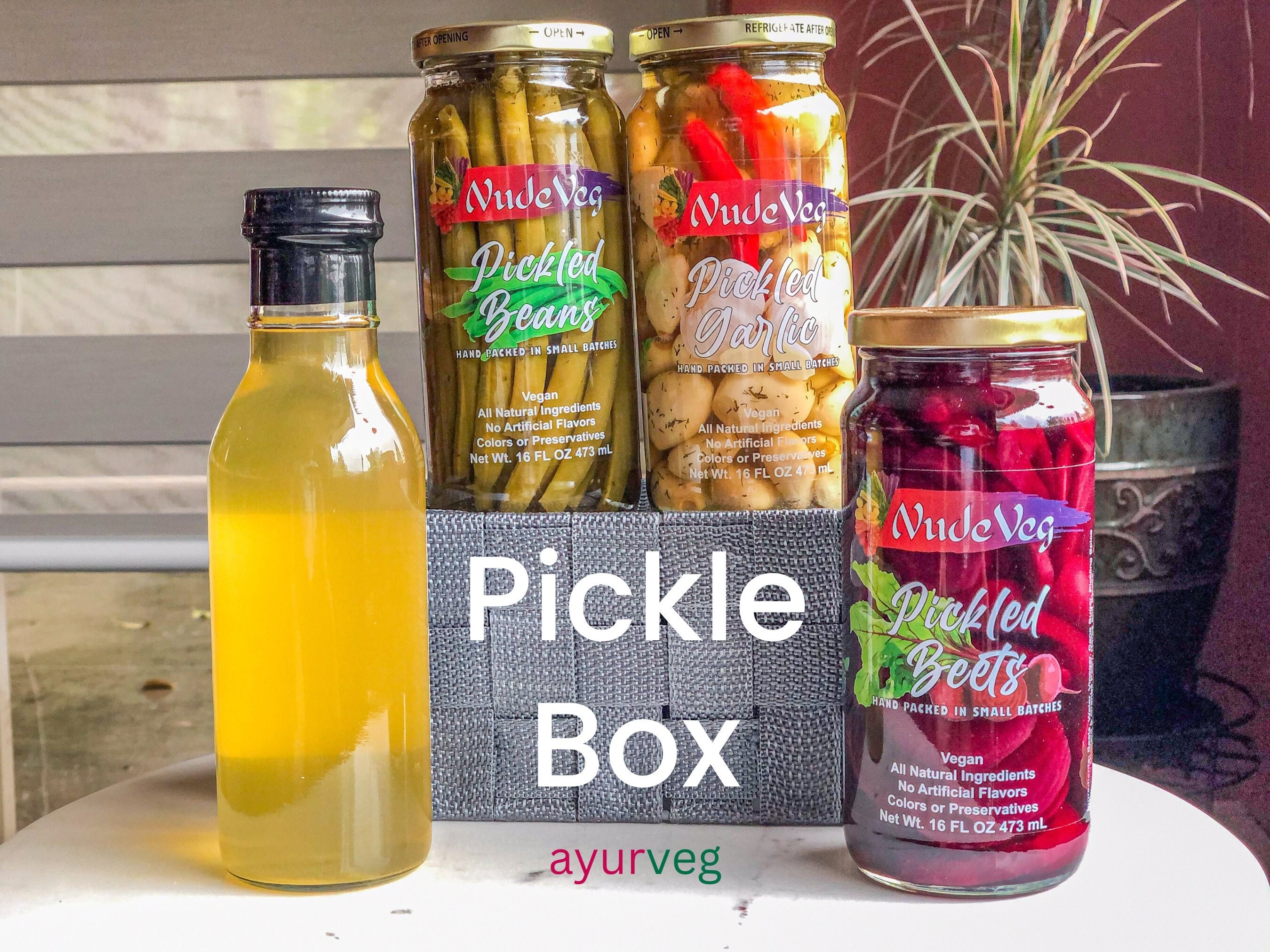 Pickle Pal Box, Gourmet Pickled Vegetables & Pickle Juice, for All ...