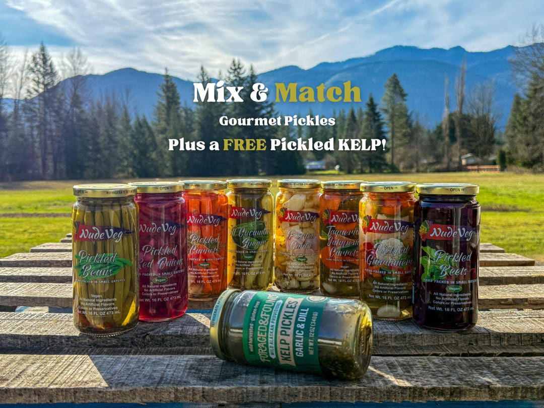 Gourmet Pickles 2-pack: Handcrafted Farm Fresh Pickled Vegetables With ...
