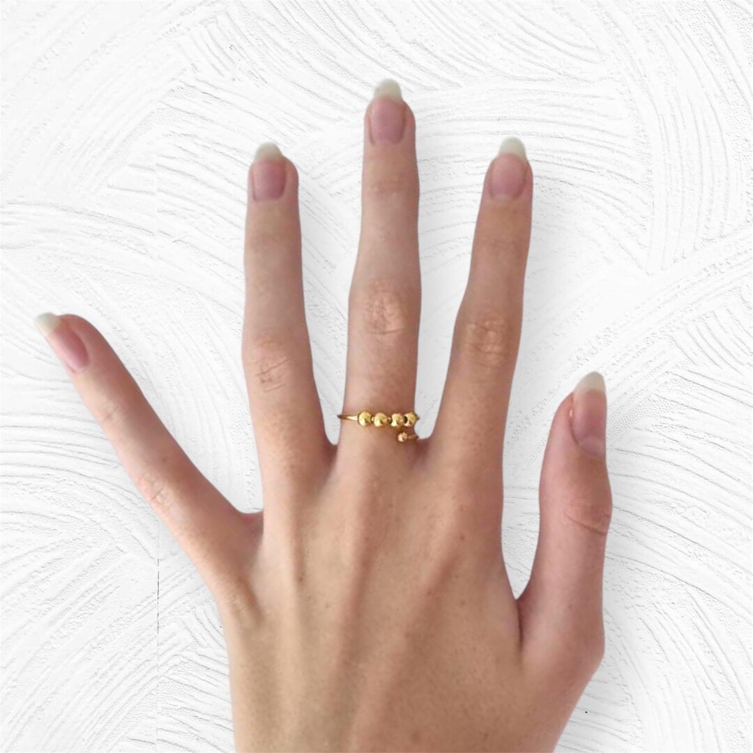 Stress Relieving Ring | Fidget Ring | Anxiety Ring | ADHD Ring | OCD ...