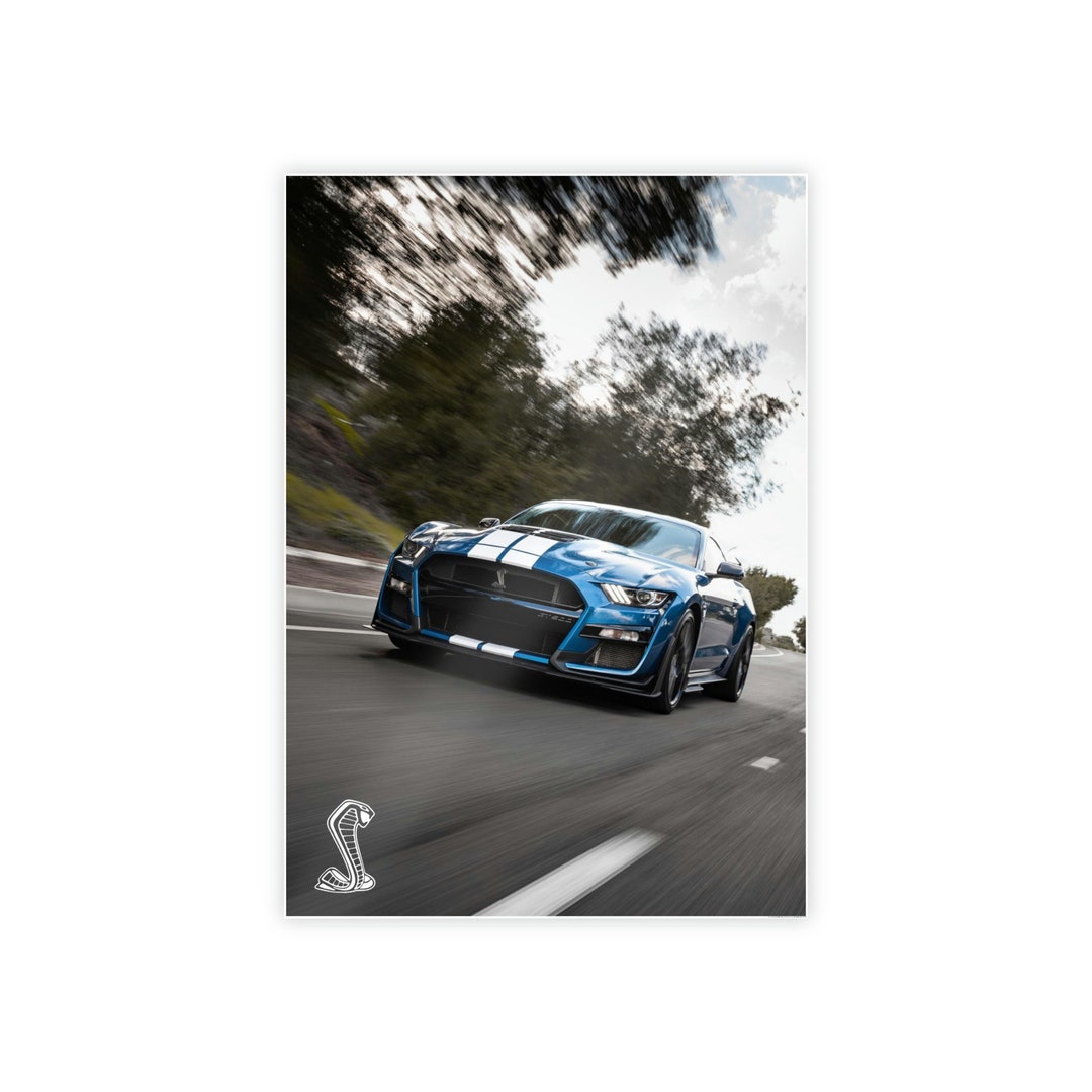 Ford Shelby Mustang GT500 Poster - Etsy