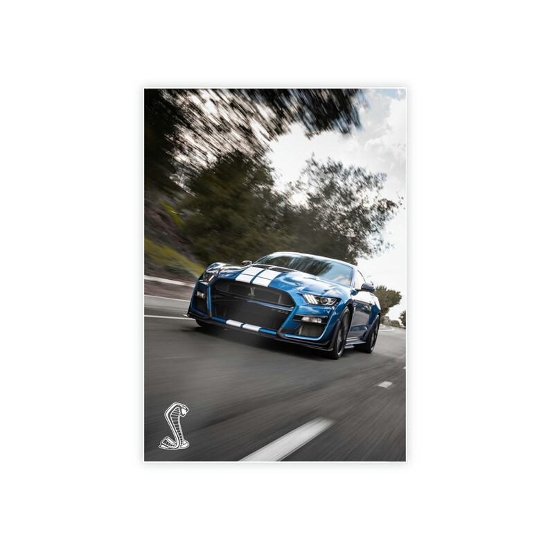 Ford Shelby Mustang GT500 Poster - Etsy