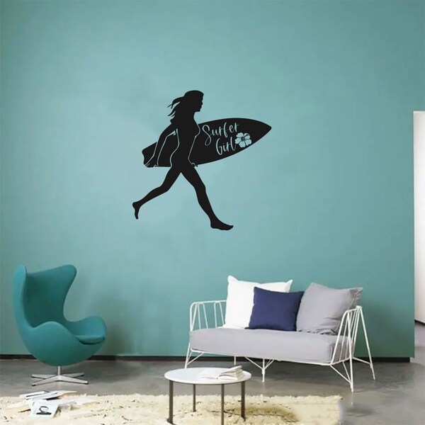 Surfboard Wall Decal - Etsy