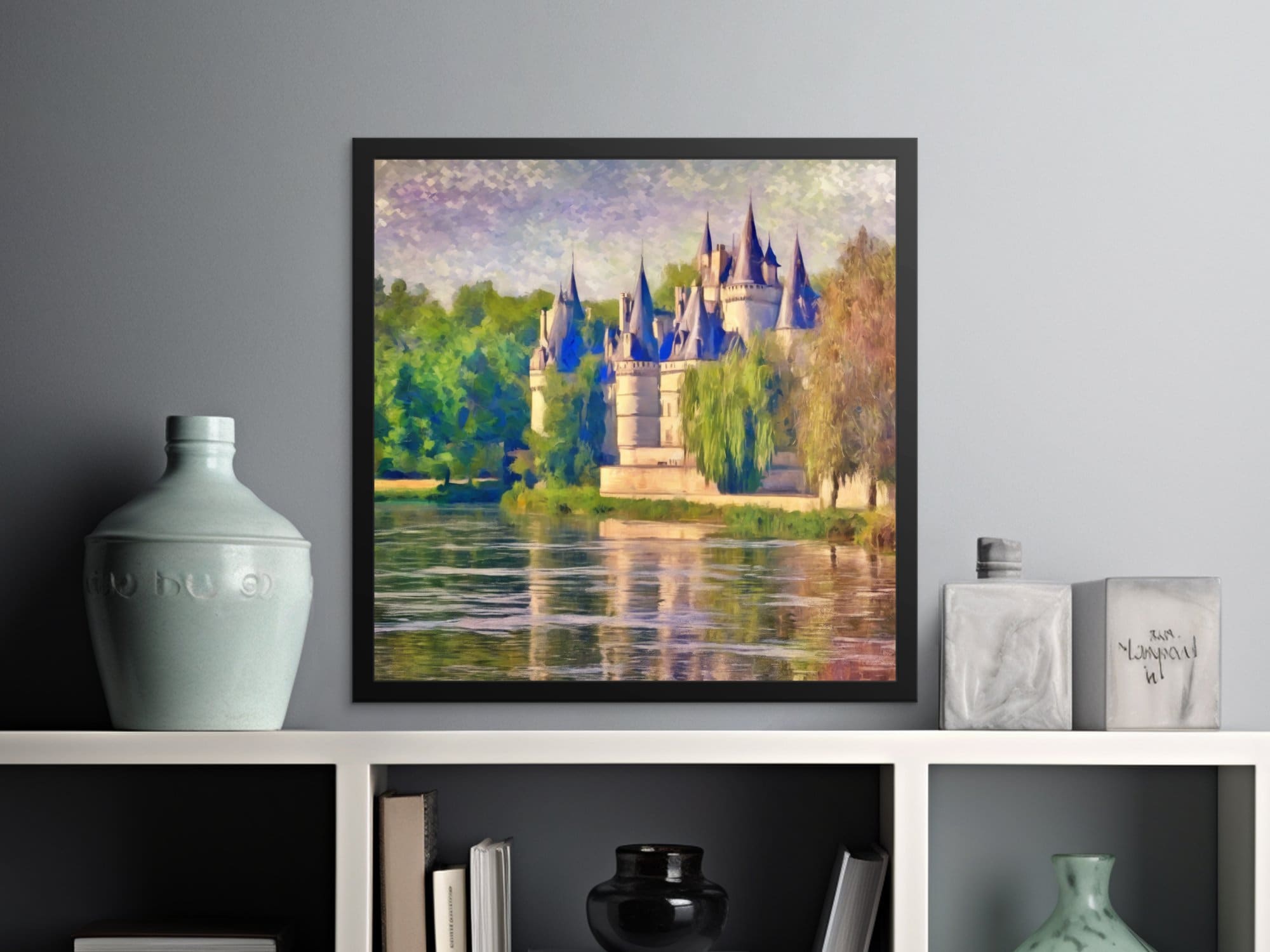 Beautiful Castle in Forest Digital Download, Fantasy Castle Printable ...