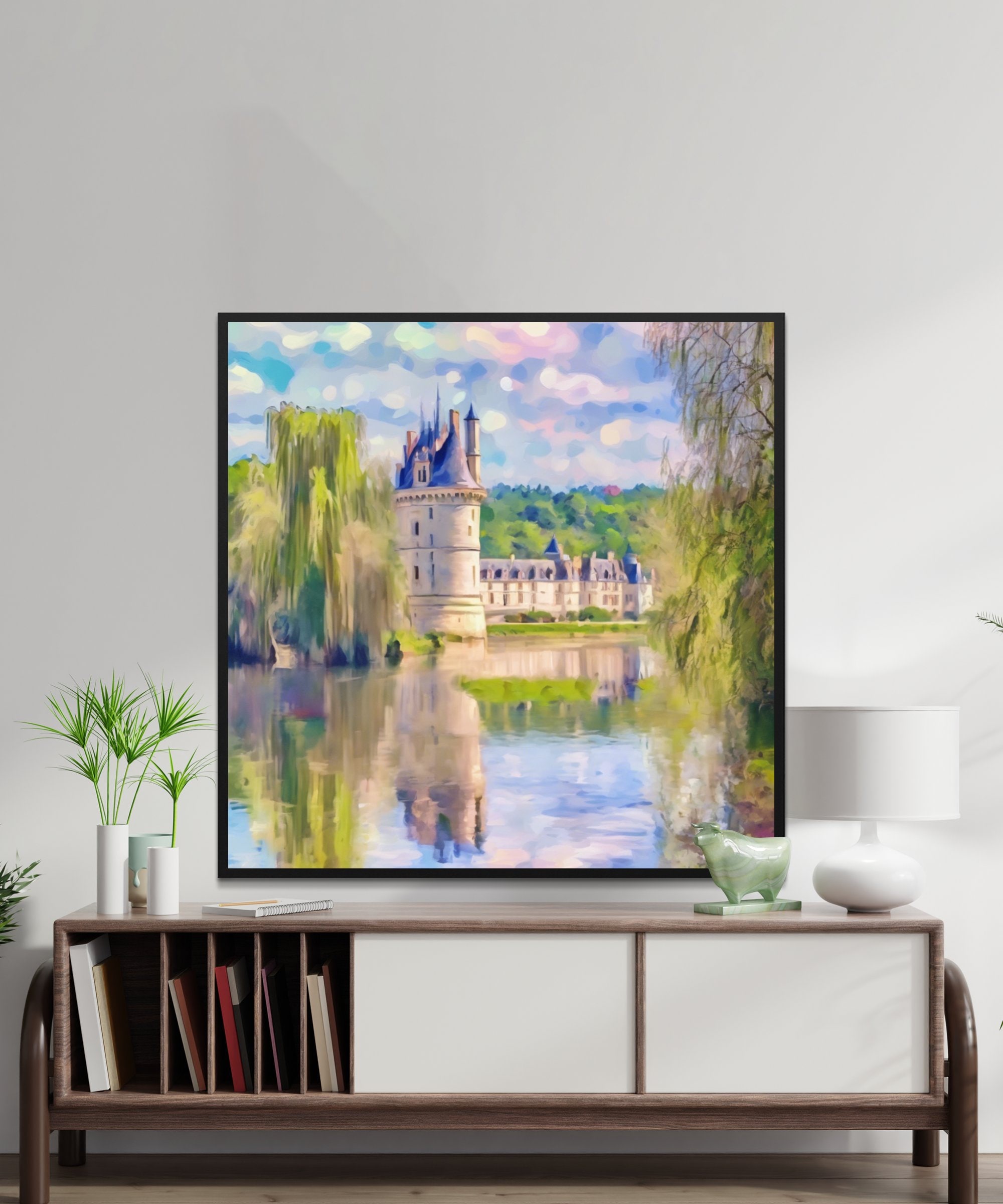 French Castle Art Print: Romantic European Castle (digital Download) - Etsy