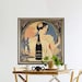 Vintage Art Deco Champagne Poster: Elegant French Advertisement Print ...