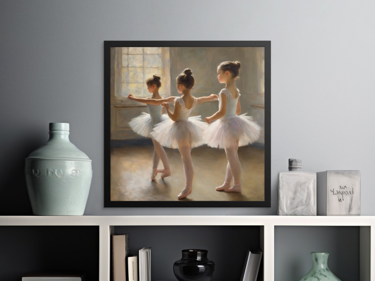 Ballerina Digital Art Print, Ballet Dancers Wall Decor, Classical Dance ...