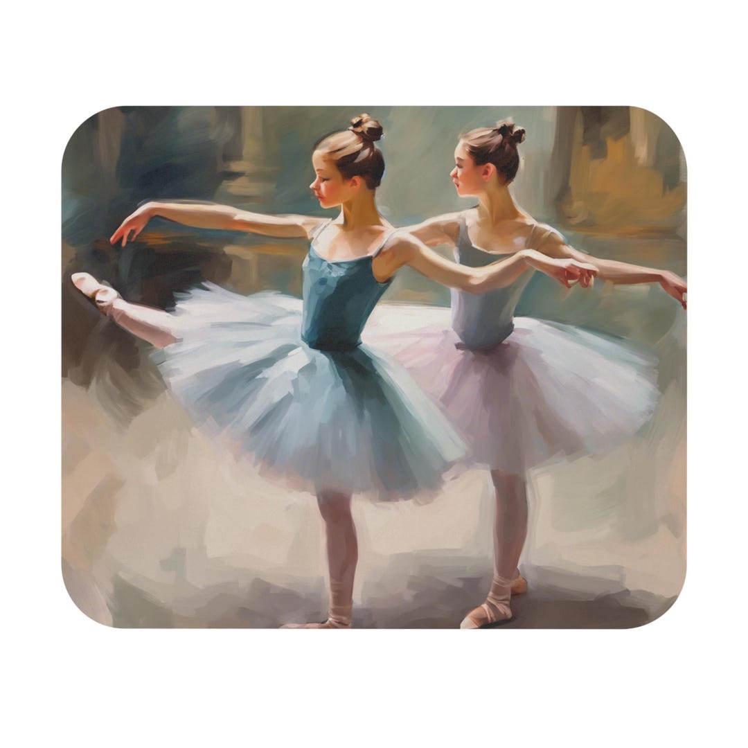 Impressionist Ballerina Mouse Pad: Artistic Ballet Desk Decor - Etsy