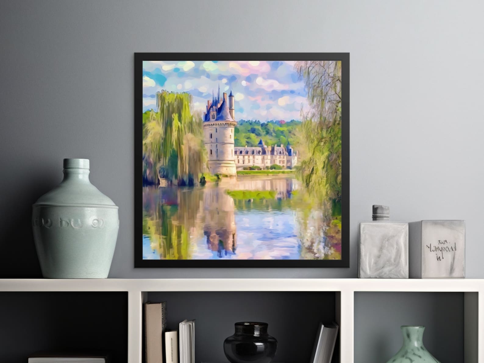 French Castle Art Print: Romantic European Castle (digital Download) - Etsy