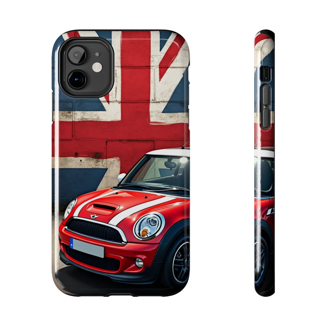 Classic Mini Cooper Phone Case: Union Jack Design, Impact Resistant - Etsy