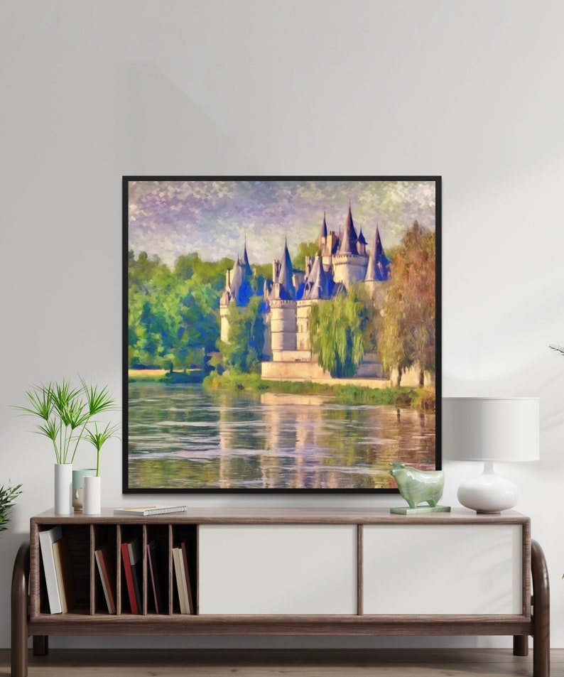 Beautiful Castle in Forest Digital Download, Fantasy Castle Printable ...