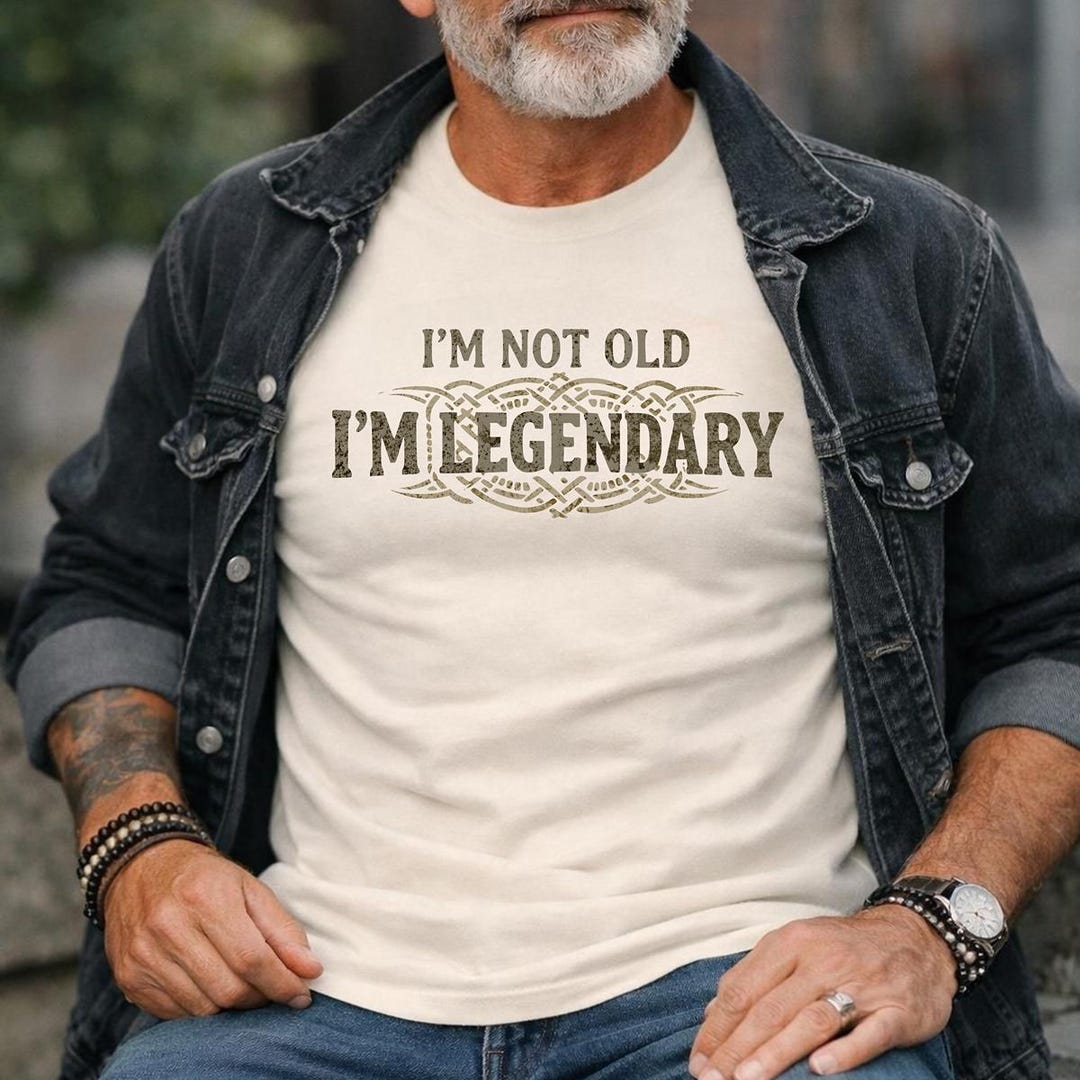 I'm Not Old, I'm Legendary - Unisex Garment-dyed Heavyweight T-shirt - Etsy