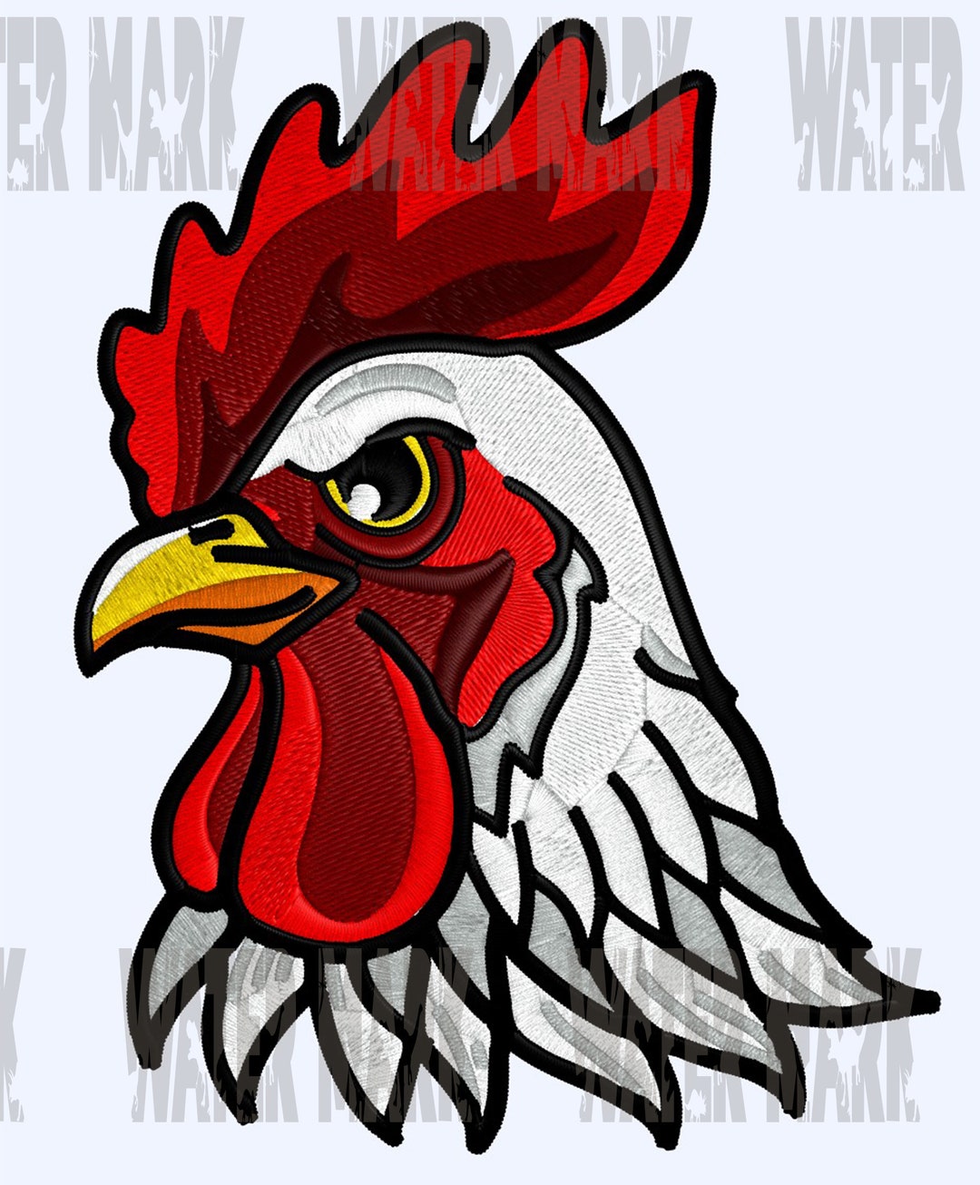 ROOSTER Digital Embroidery Design for Machine Embroidery - Dst, Exp ...