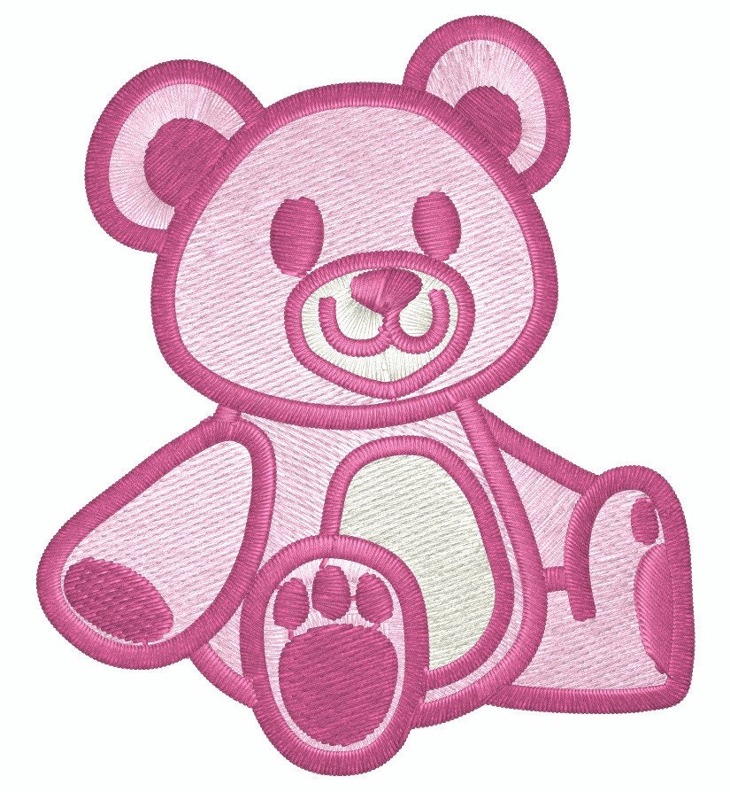 TEDDY BEAR Digital Embroidery Design for Machine Embroidery - Etsy