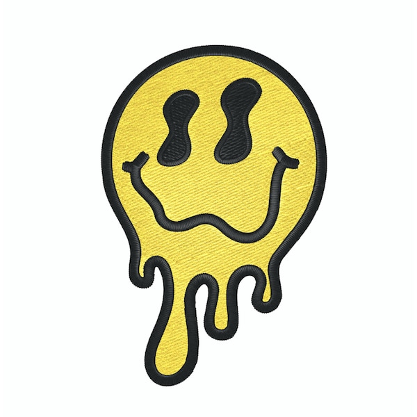 Dripping Smiley Face - Etsy