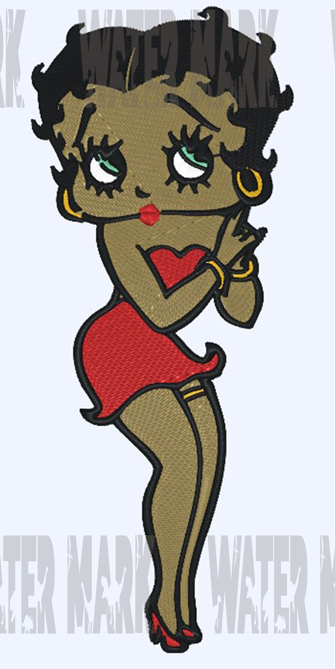 BETTY BOOP Digital Embroidery Design for Machine Embroidery - Dst, Exp ...