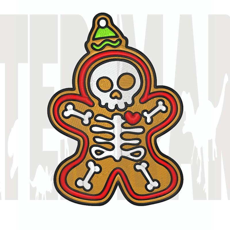 Gingerbread Skeleton - Etsy