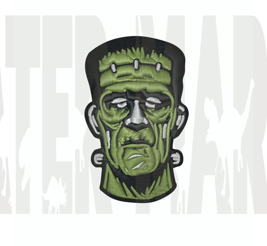 Frankenstein Digital Embroidery Design for Machine Embroidery- Dst, Exp ...