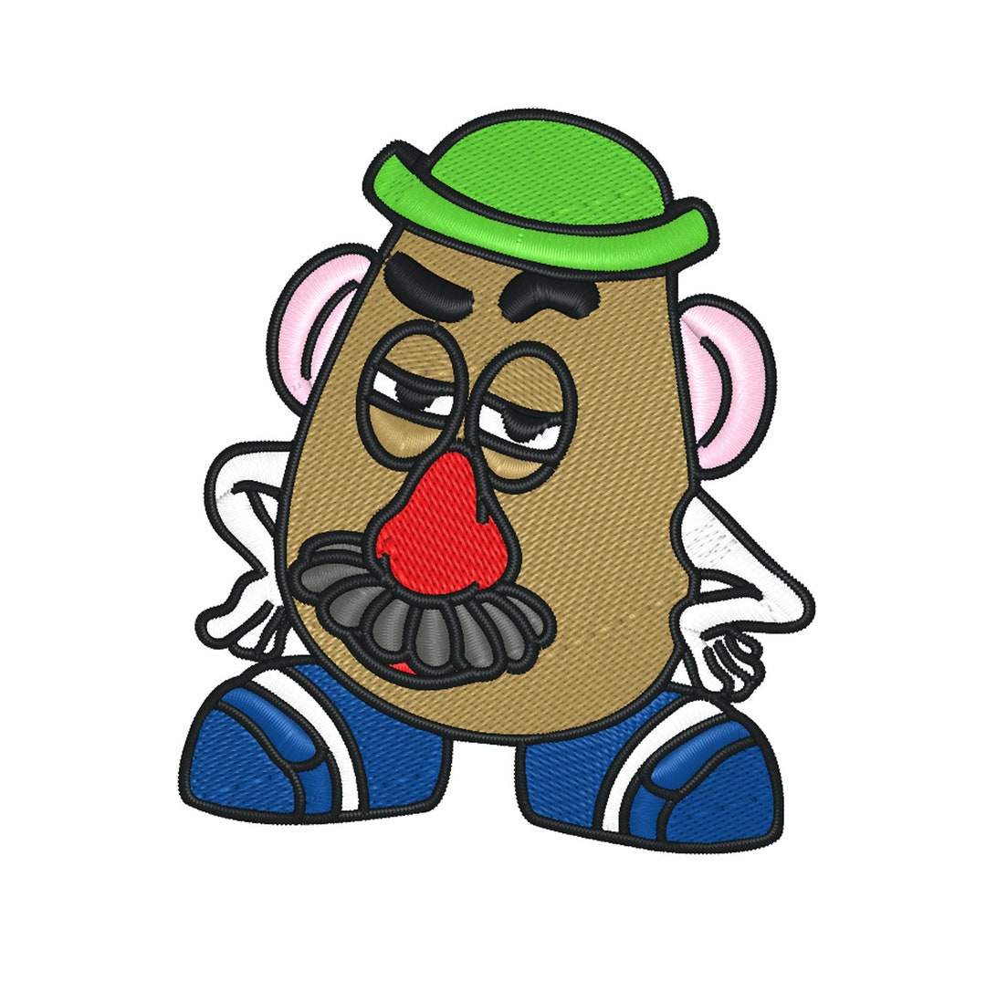 Mr. Potato Head Digital Embroidery Design for Machine Embroidery- Dst ...