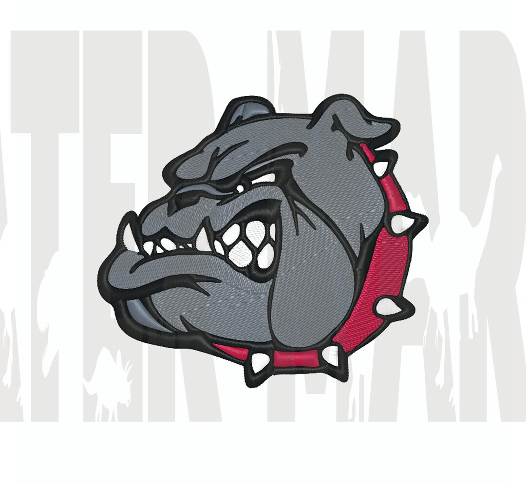Bulldog Digital Embroidery Design for Machine Embroidery - Dst, Exp ...