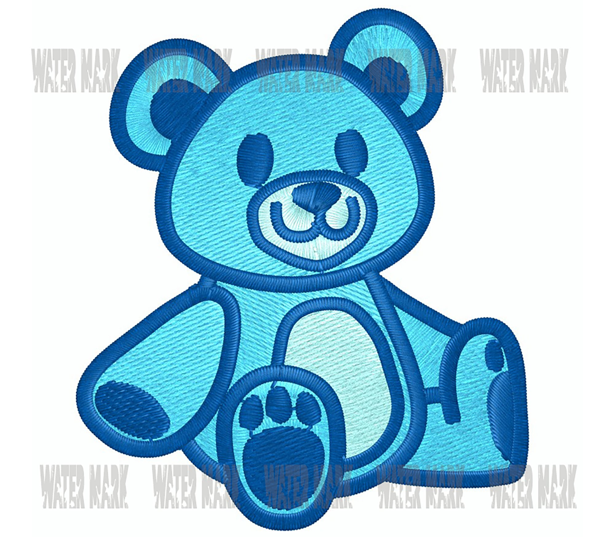 TEDDY BEAR Digital Embroidery Design for Machine Embroidery - Etsy