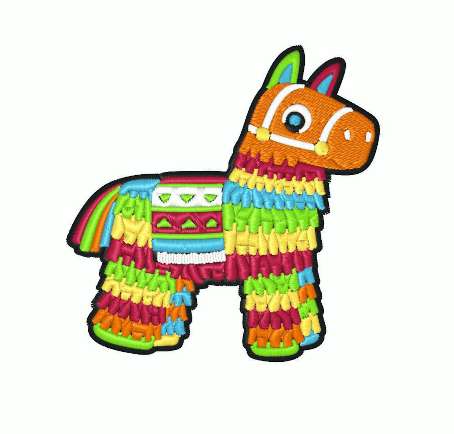 Pinata Patch Embroidery Design for Machine Embroidery Dst, Exp, Dst ...