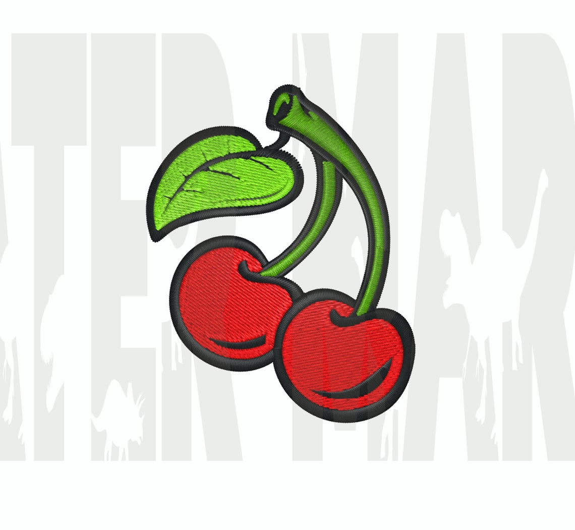 CHERRY Digital Embroidery Design for Machine Embroidery - Dst, Exp, Dst ...