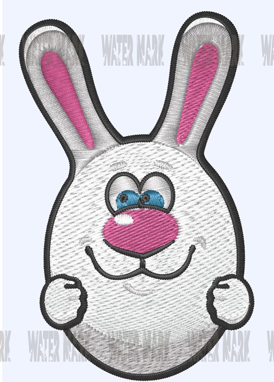Easter EGG BUNNY Digital Embroidery Design for Machine Embroidery - Dst ...